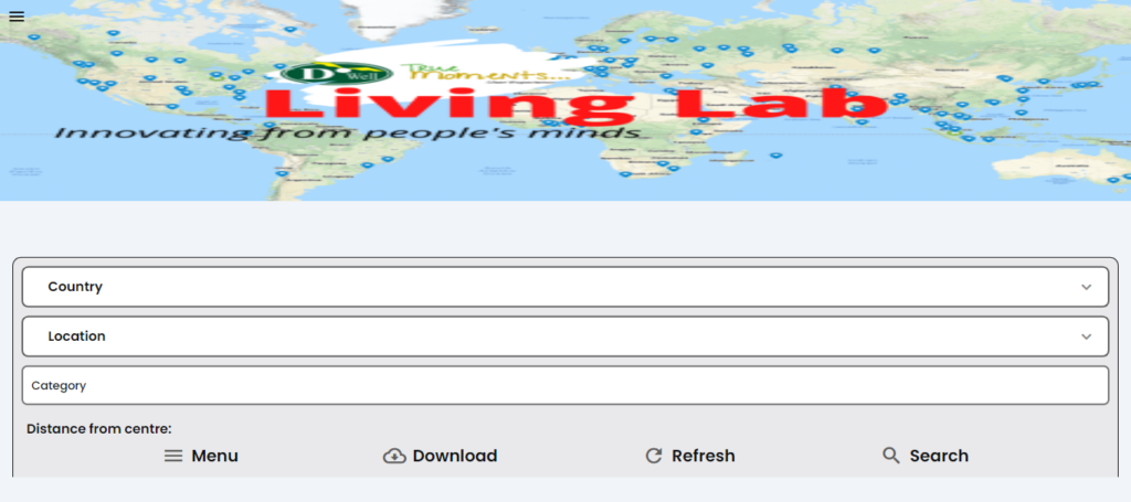 Search in Living Lab Map! - DoWell UX Living Lab